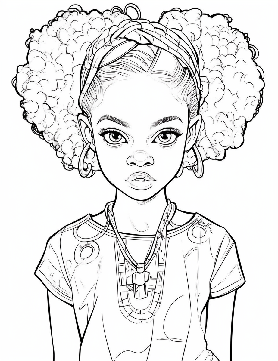COLORING PAGES – The Creative Brown Girl Shop